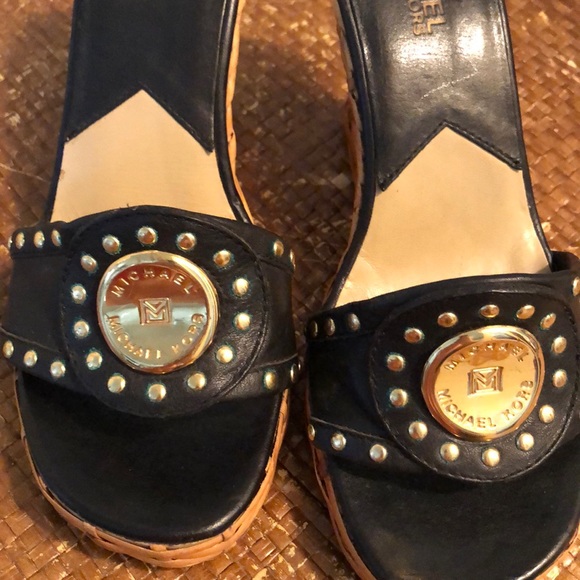 MICHAEL Michael Kors | Shoes | Michael Kors Platform Gold Medallion ...